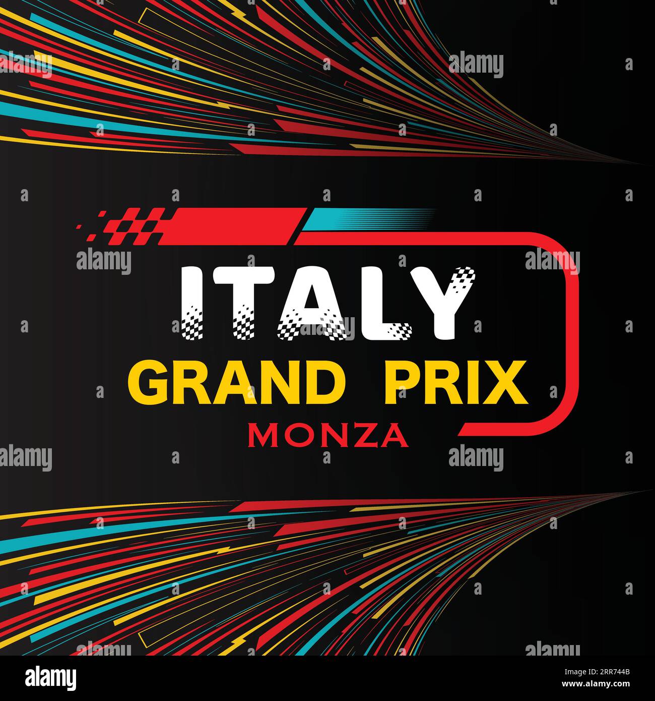 The italian grand prix Stock Vector Images - Alamy
