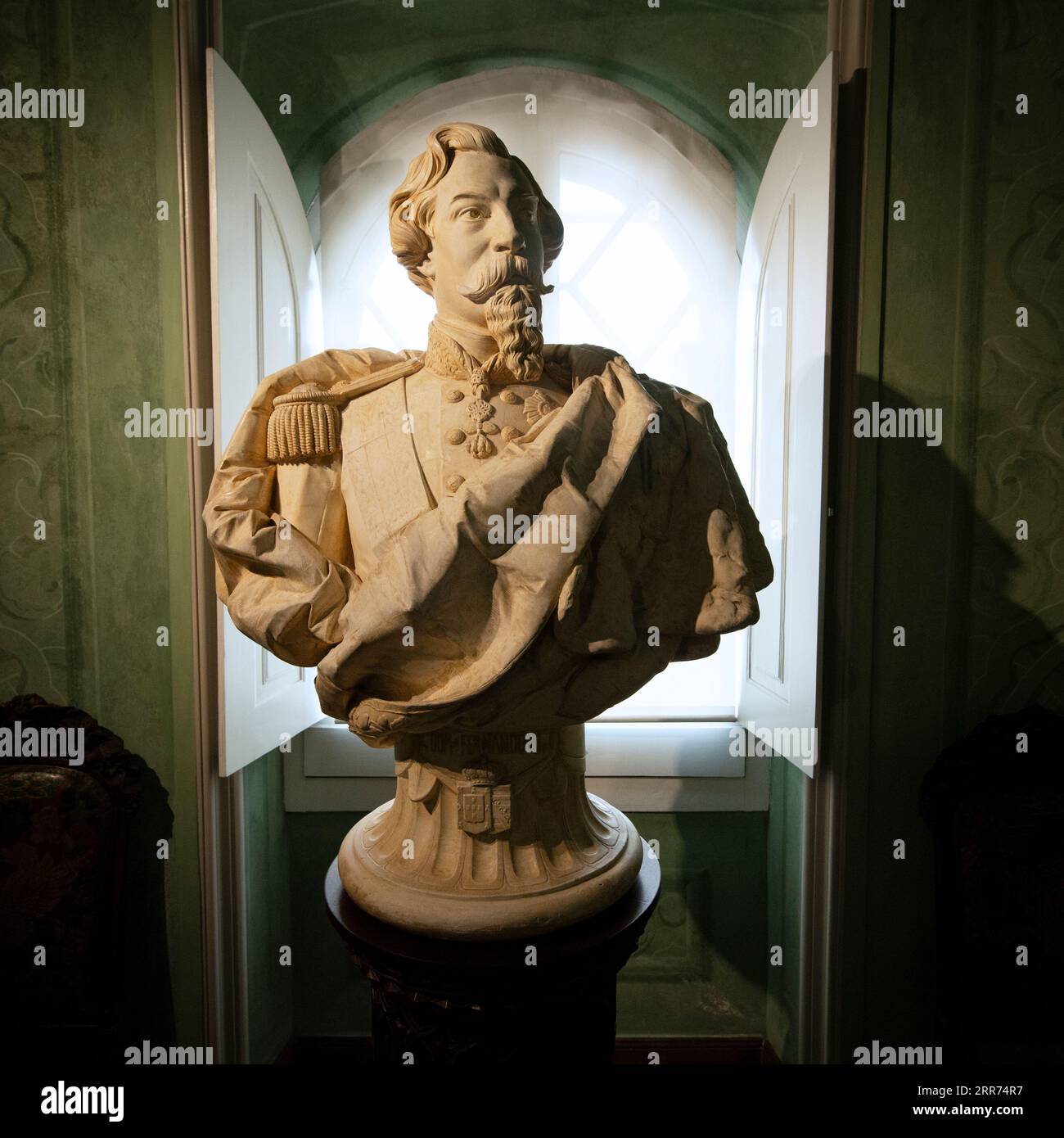 Bust of Dom Ferdinand II (1816-1885) 19th-century King of Portugal ...
