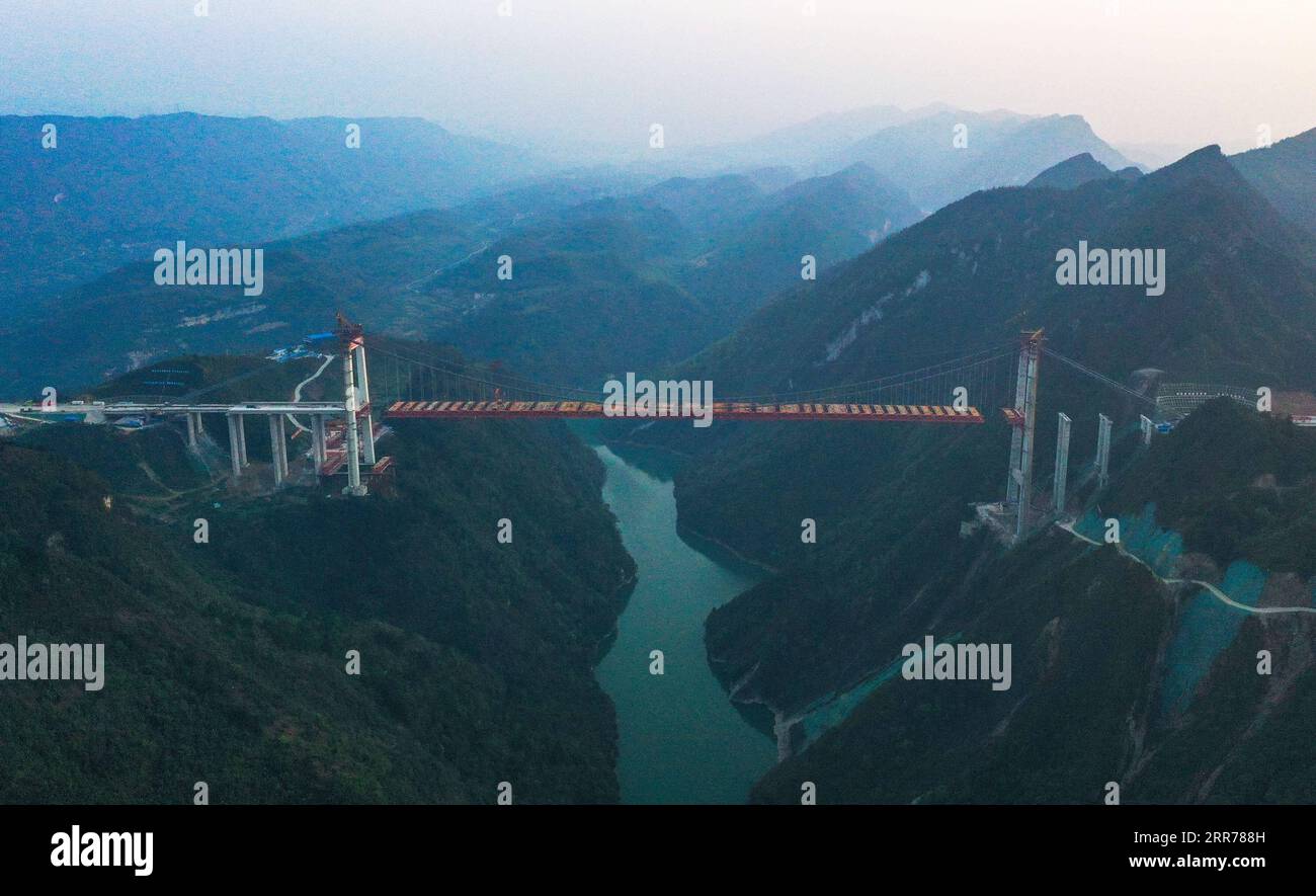 210319 -- GUIDING, March 19, 2021 -- Aerial photo taken on March 17 ...