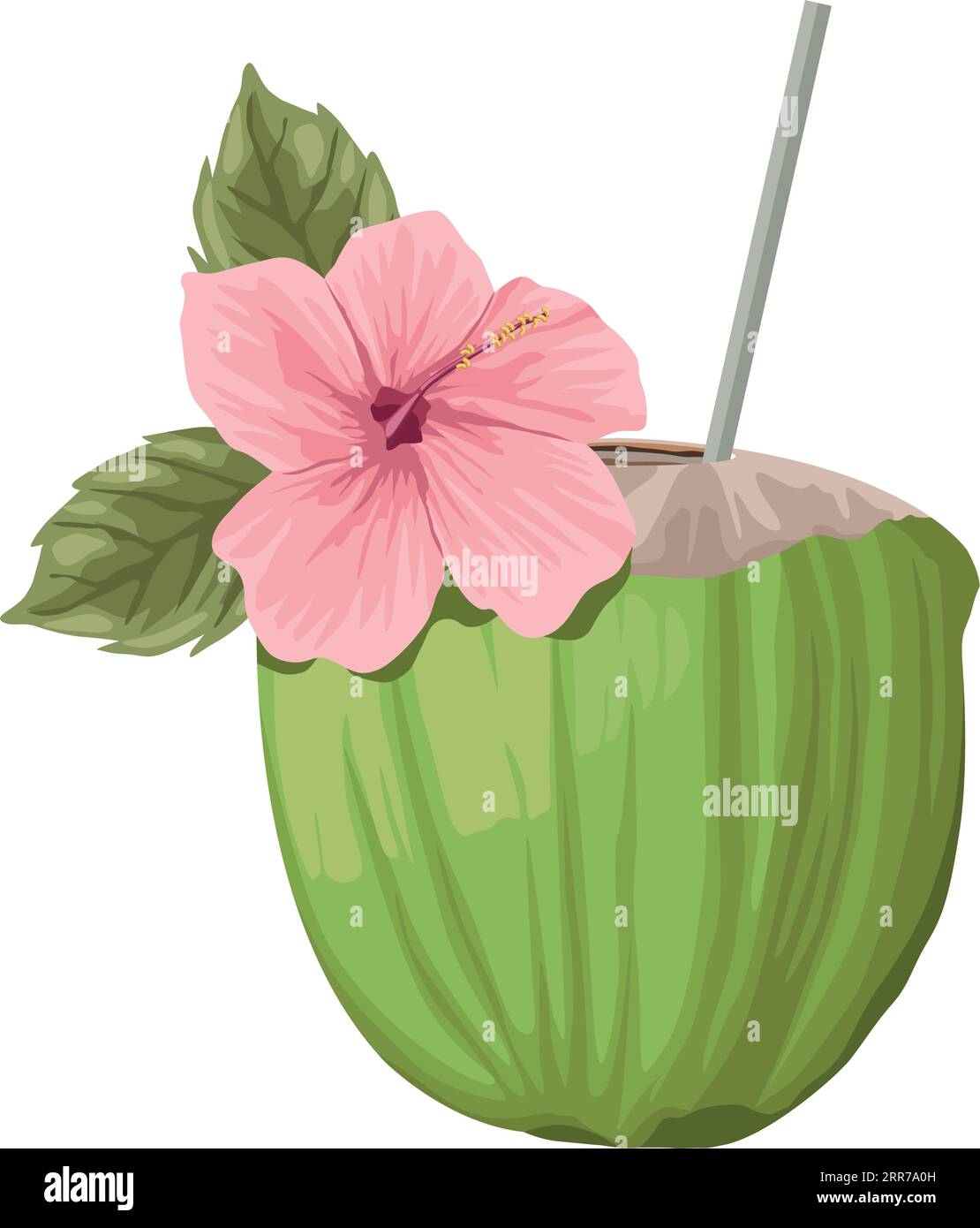 fruit drink and flower icon Stock Vector Image & Art - Alamy
