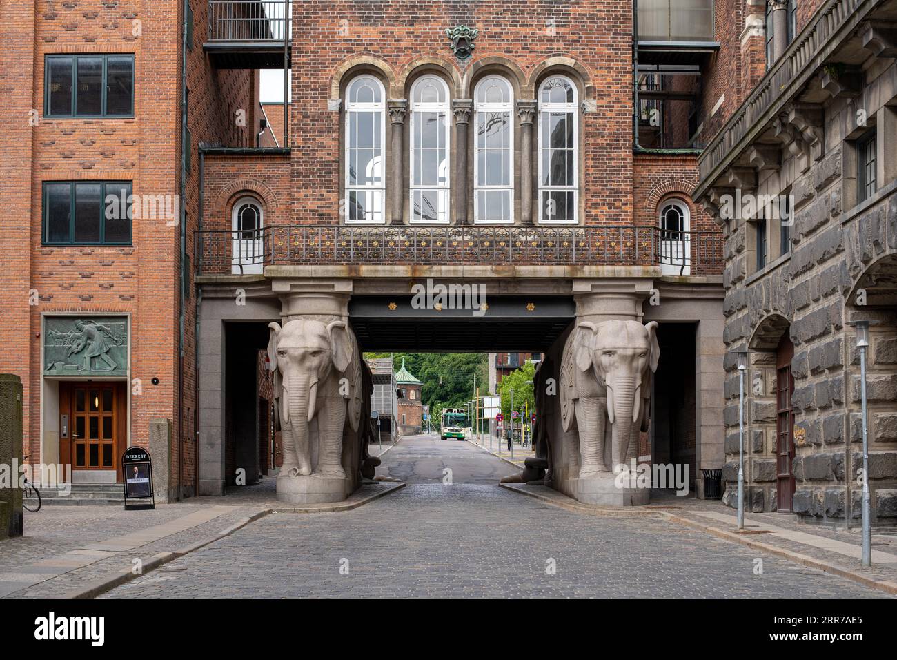Copenhagen, Denmark, June 09, 2022: The famous elephant gate at the old ...