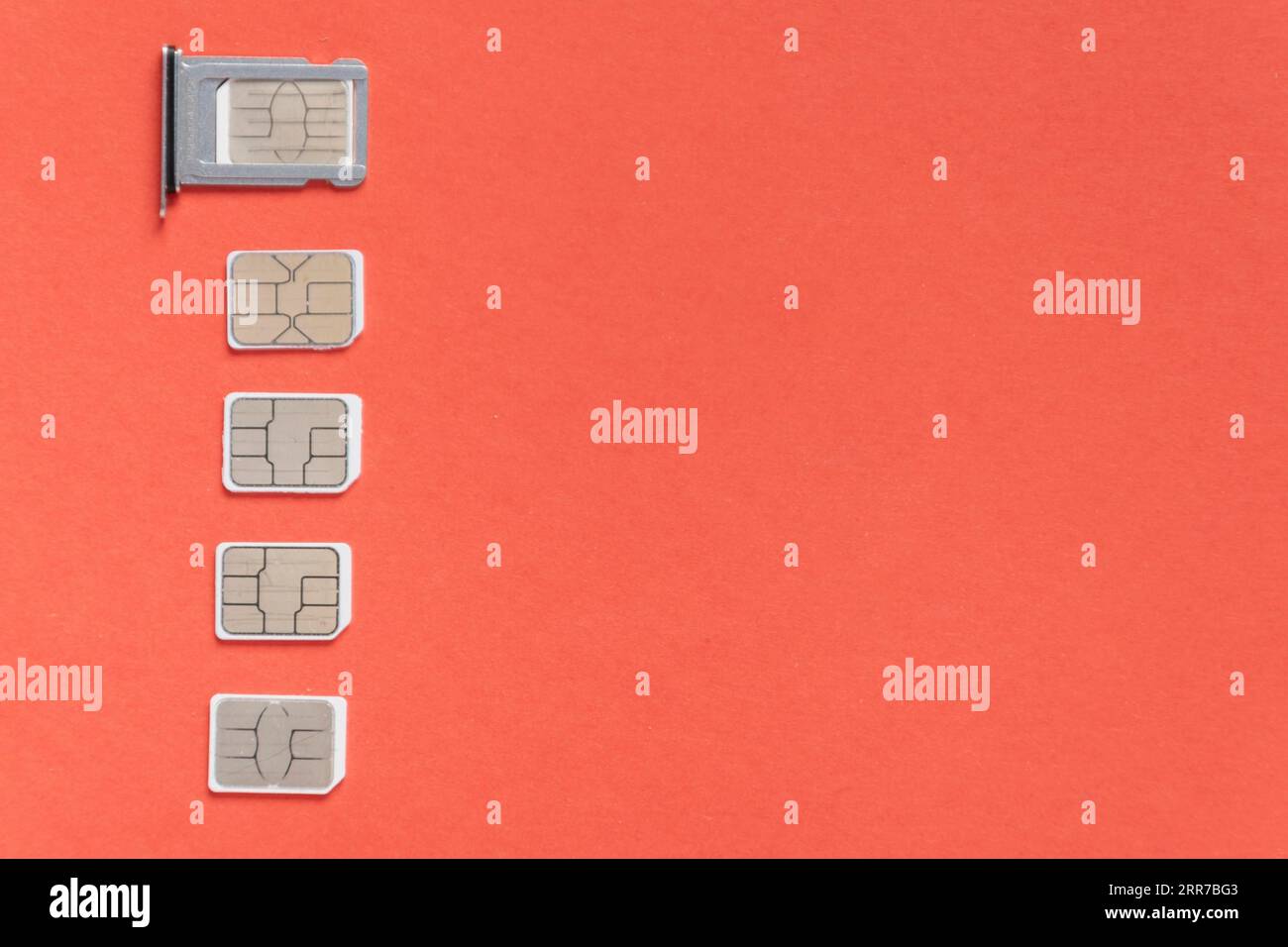 Set sim cards with copy space Stock Photo - Alamy
