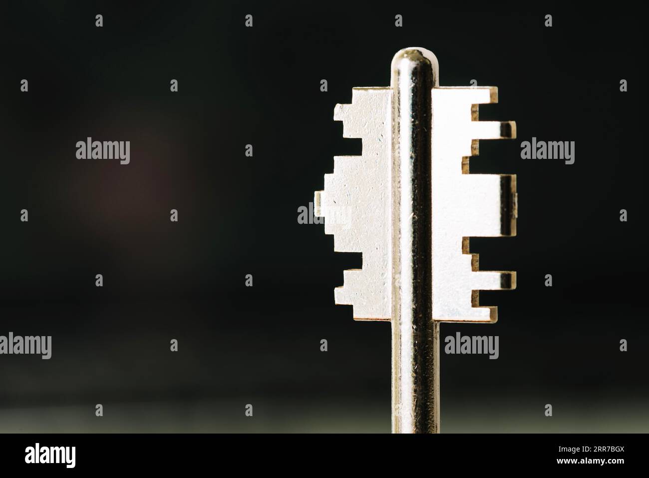 Shiny key cuts Stock Photo - Alamy