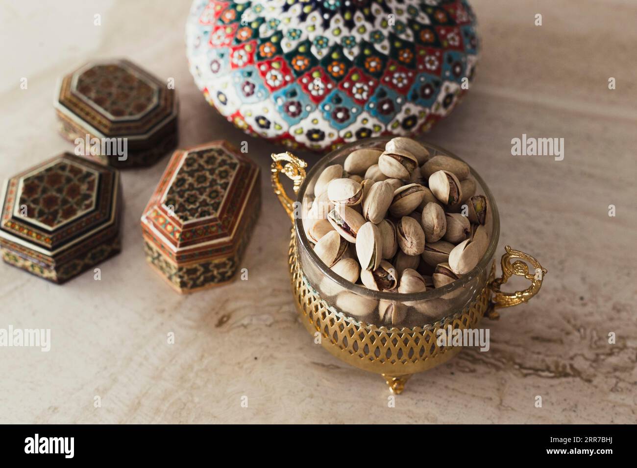 Ramadan concept with pistachios Stock Photo - Alamy