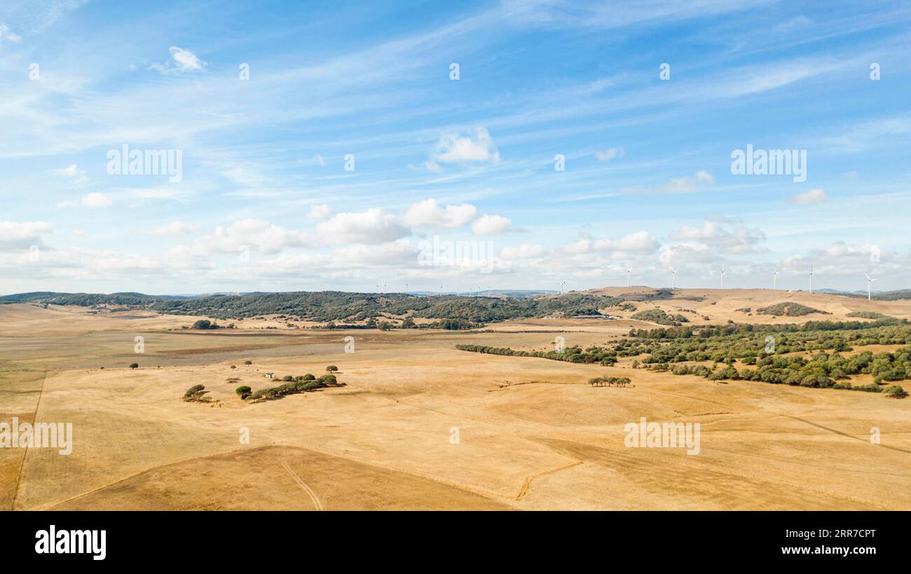 Amazing landscape with dry land Stock Photo - Alamy