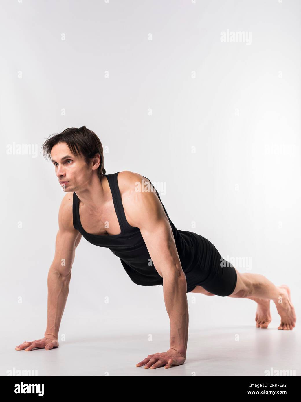 Male gym plain background hi-res stock photography and images - Alamy