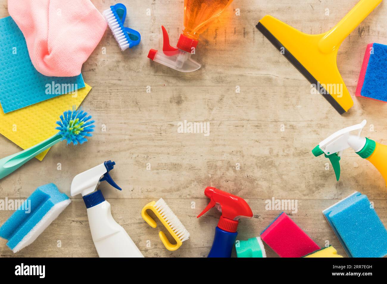 Top view round frame hi-res stock photography and images - Alamy