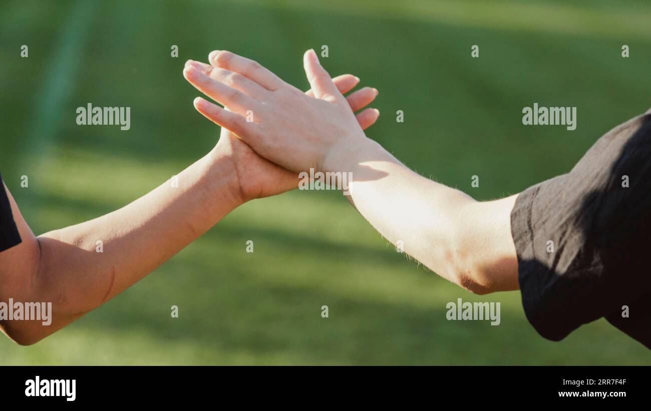 Beautiful female hands hi-res stock photography and images - Alamy