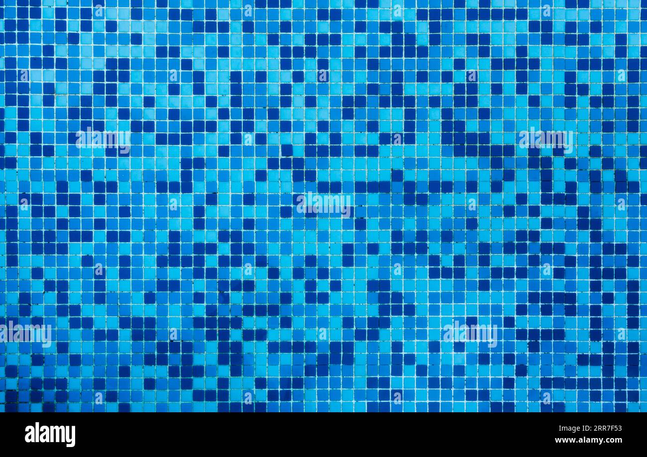 Blue tiles bathroom texture hi-res stock photography and images - Alamy