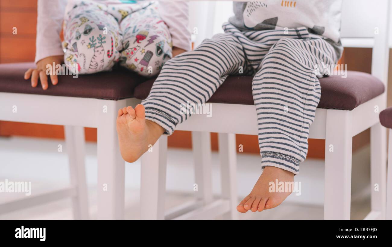 Crop kids chairs Stock Photo - Alamy