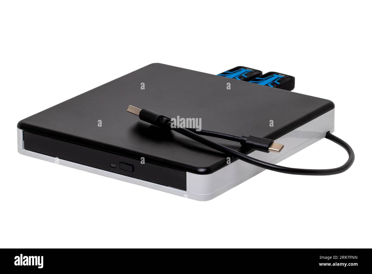 External DVD CD usb burner drive and player with integrated USB ...