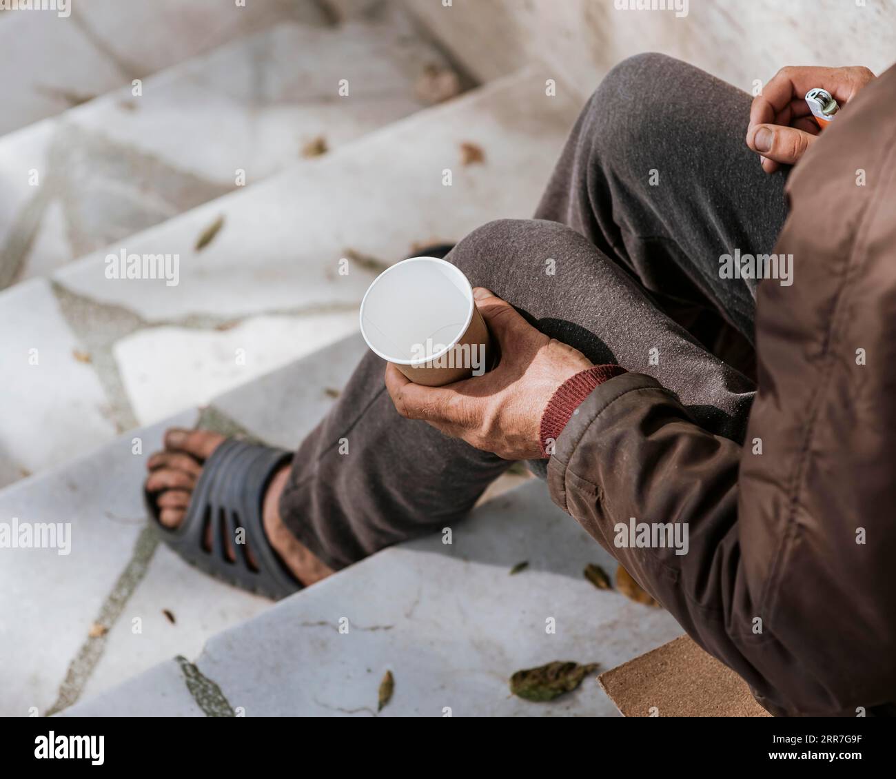 Homelessness poor man hi-res stock photography and images - Alamy