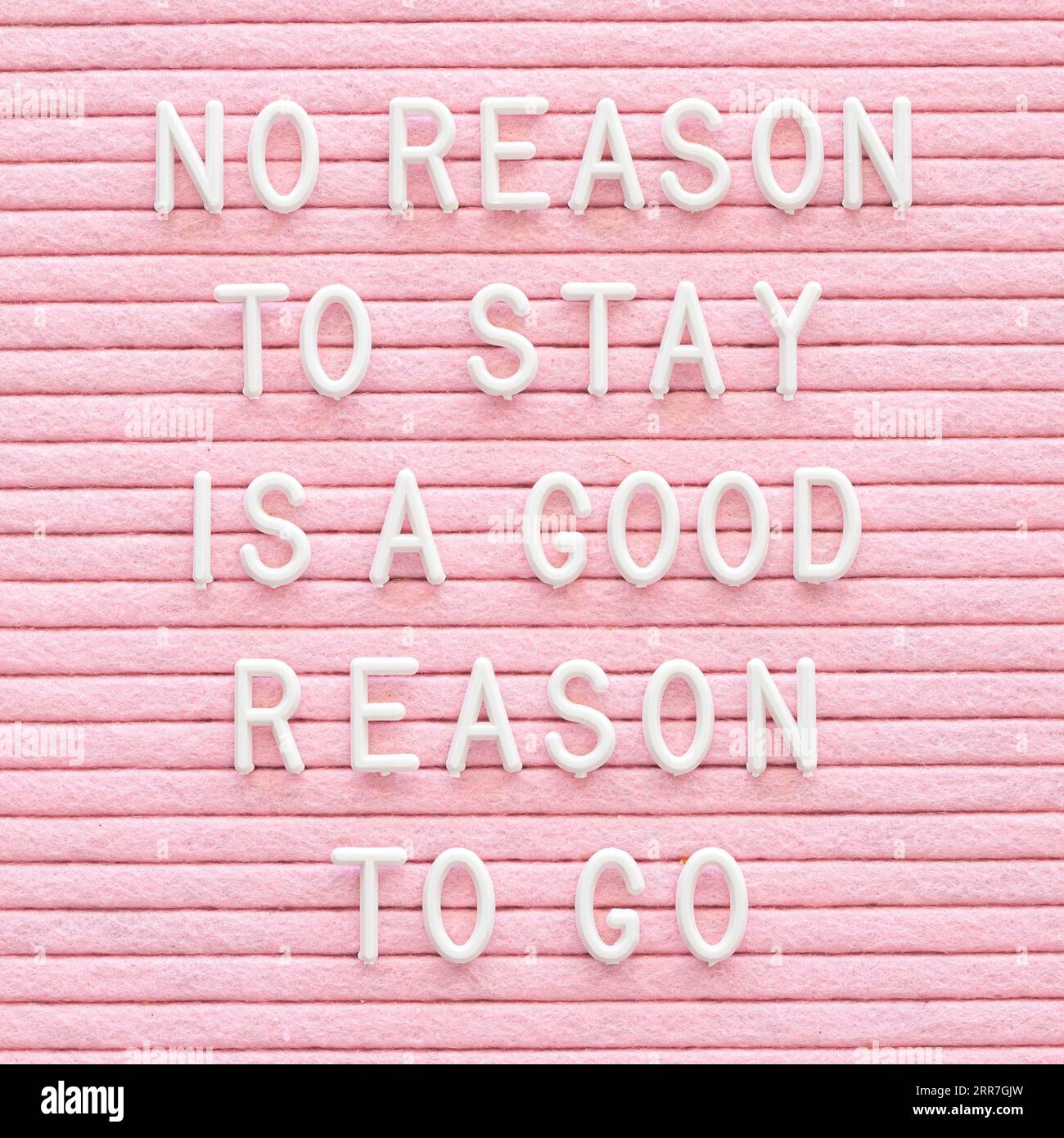 Motivational message pink background Stock Photo - Alamy