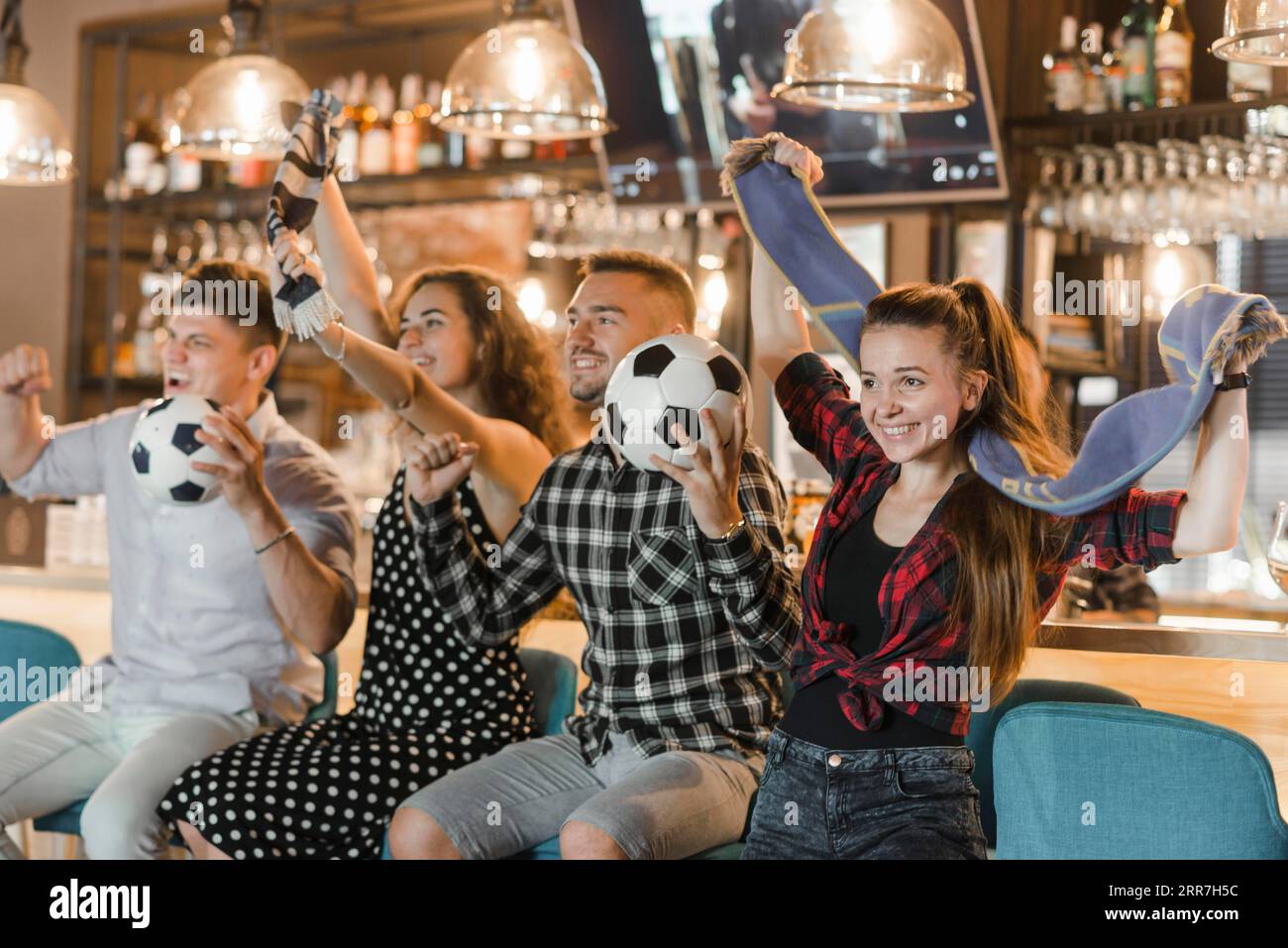 Couple people celebrating success hi-res stock photography and images ...