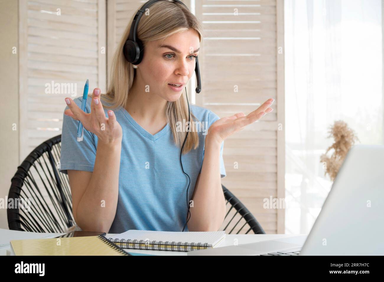 Student understanding lesson Stock Photo - Alamy