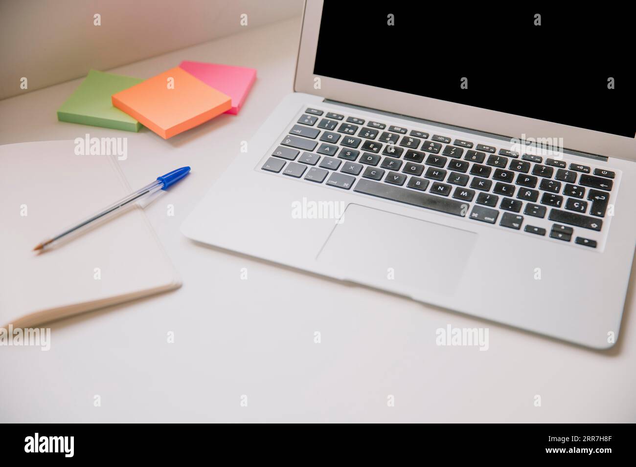 Technology desk concept with Stock Photo - Alamy