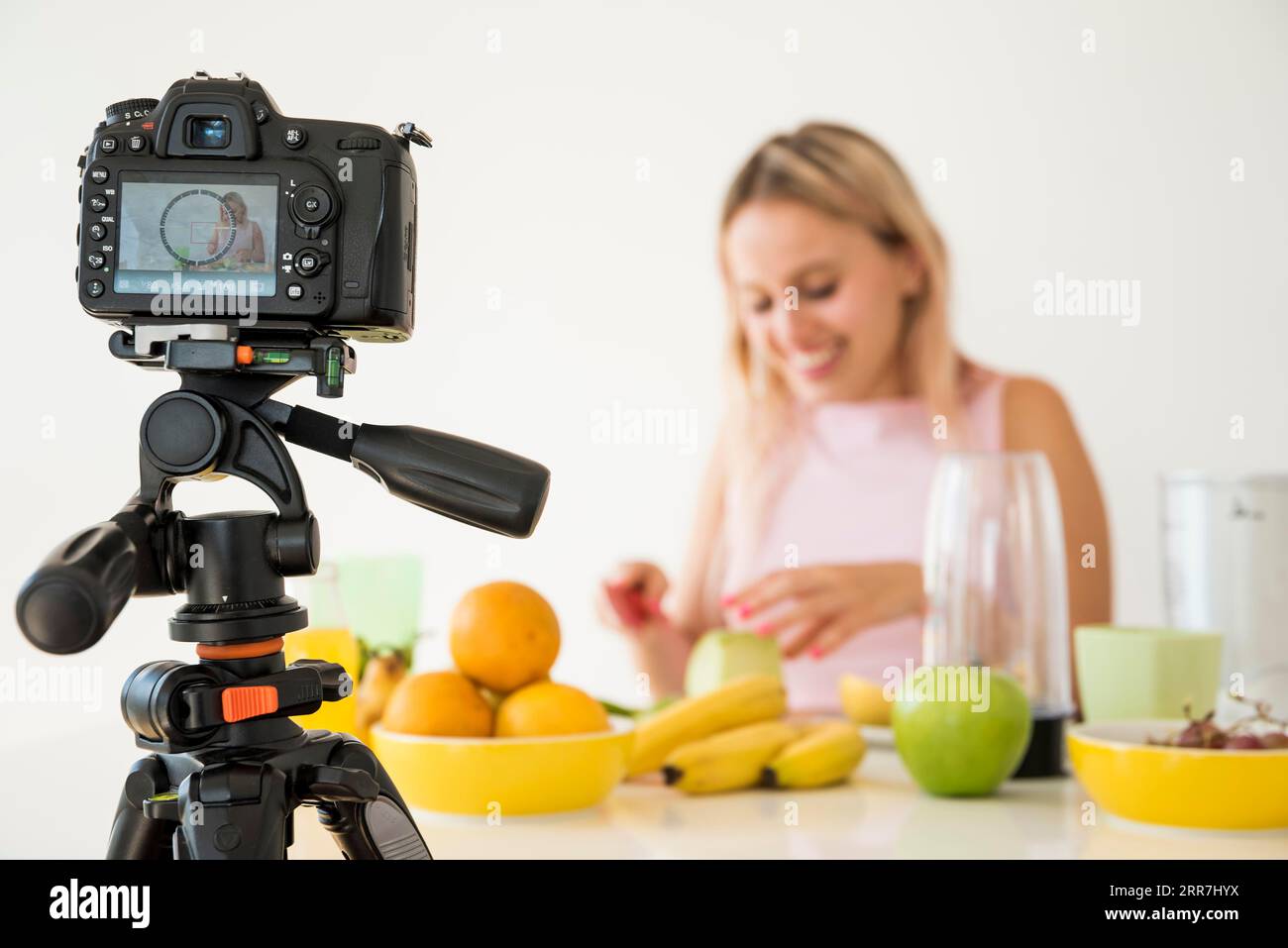 Recording social media influencer hi-res stock photography and images ...