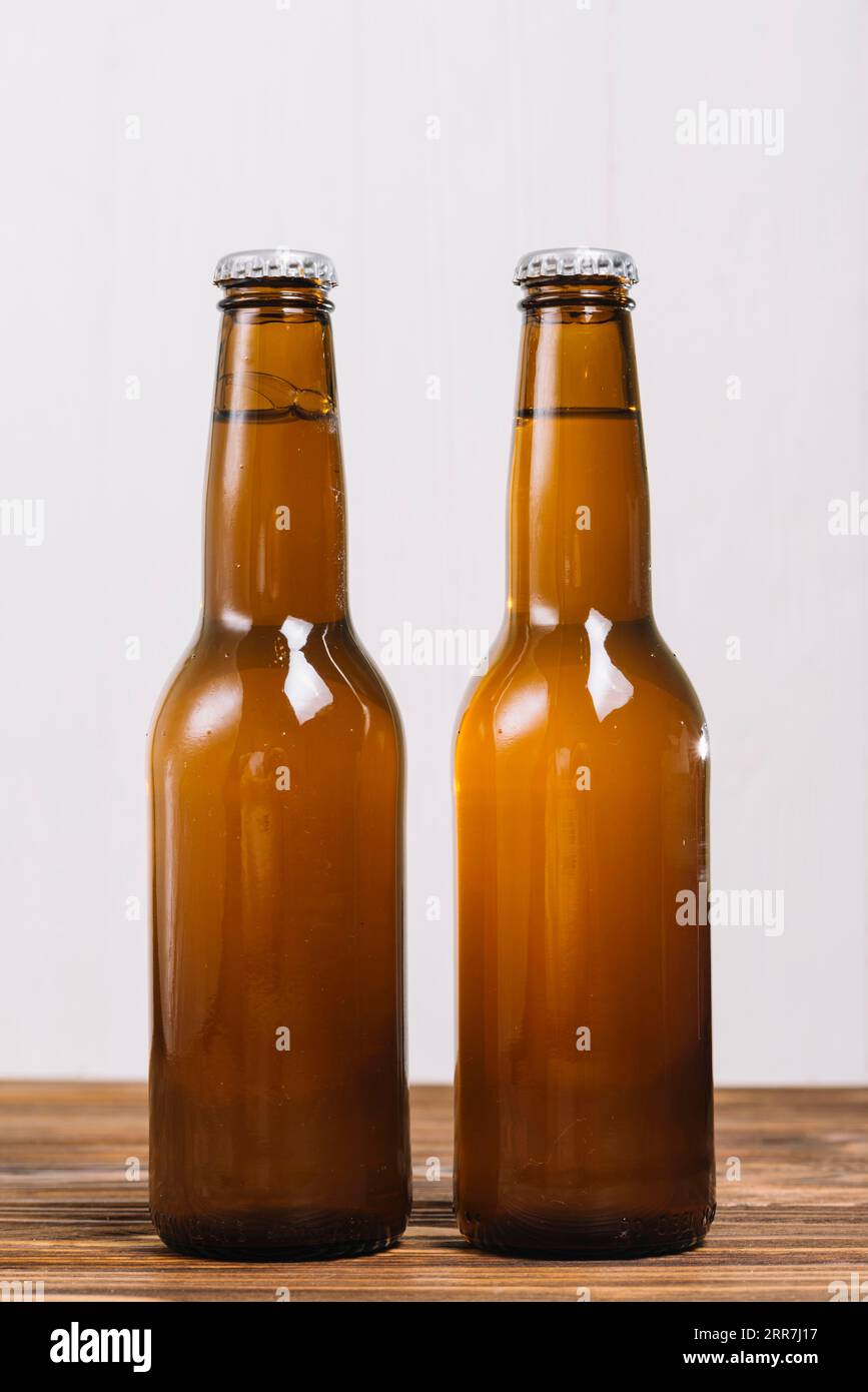 Food two dark bottles hi-res stock photography and images - Alamy