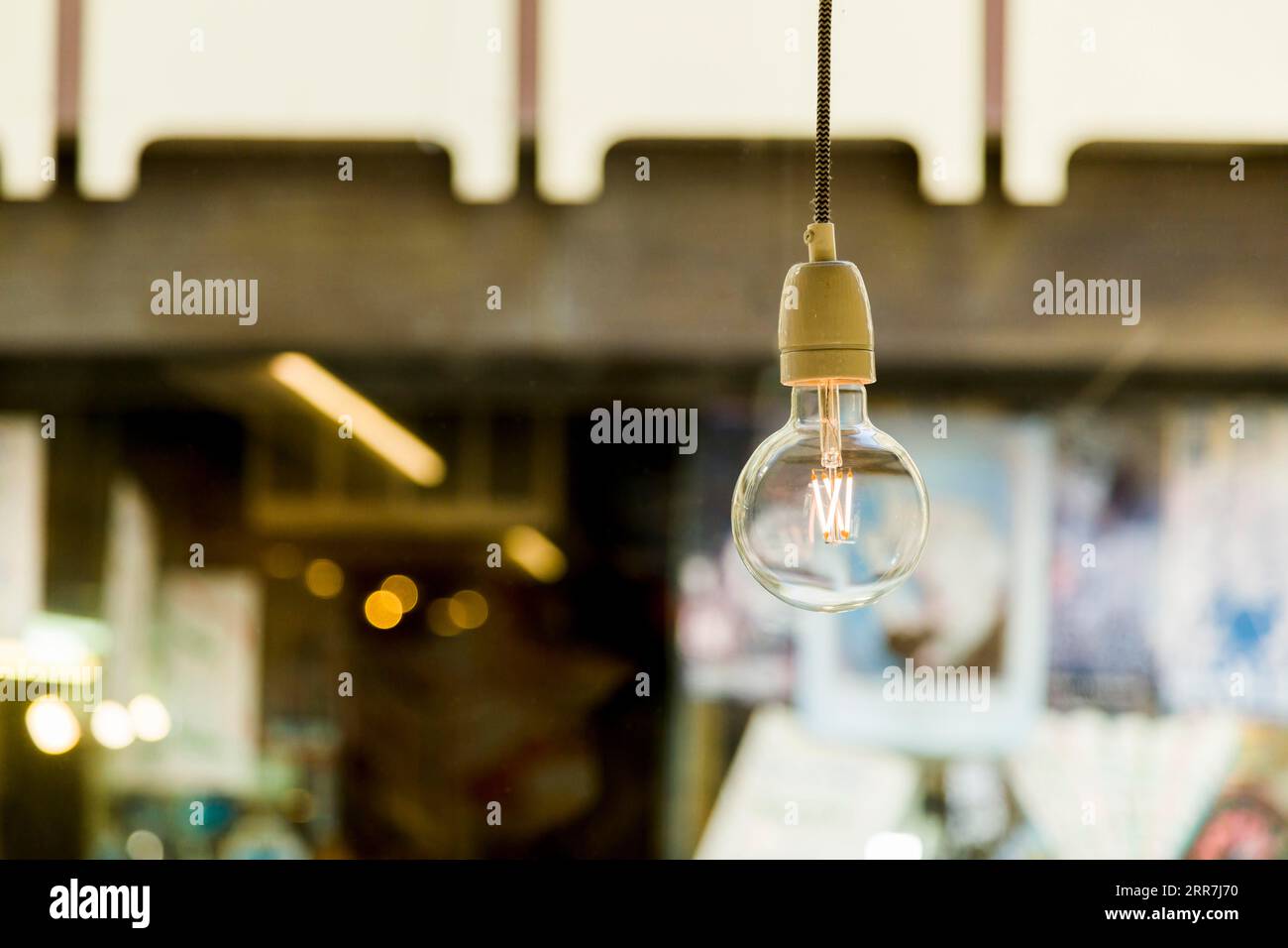 Decorative lamp shop Stock Photo - Alamy
