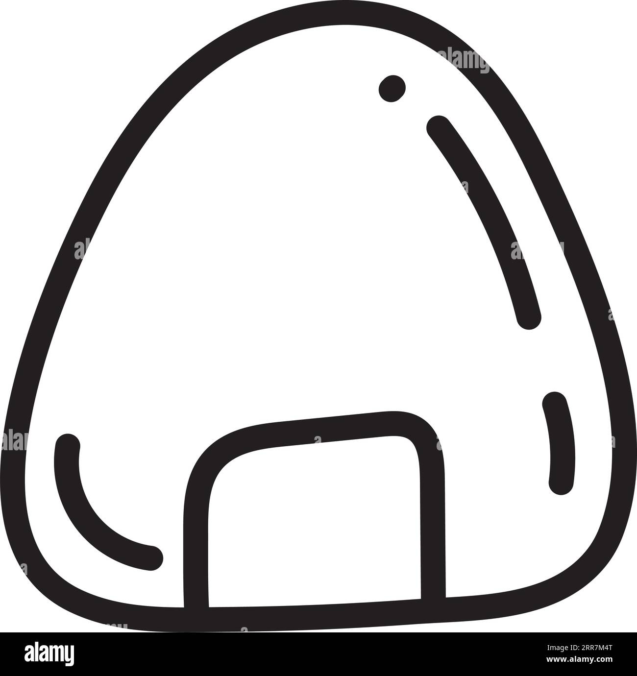 Onigiri rice Black and White Stock Photos & Images - Alamy