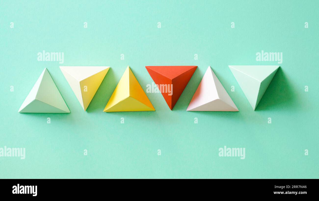 Paper geometric shape Stock Photo - Alamy