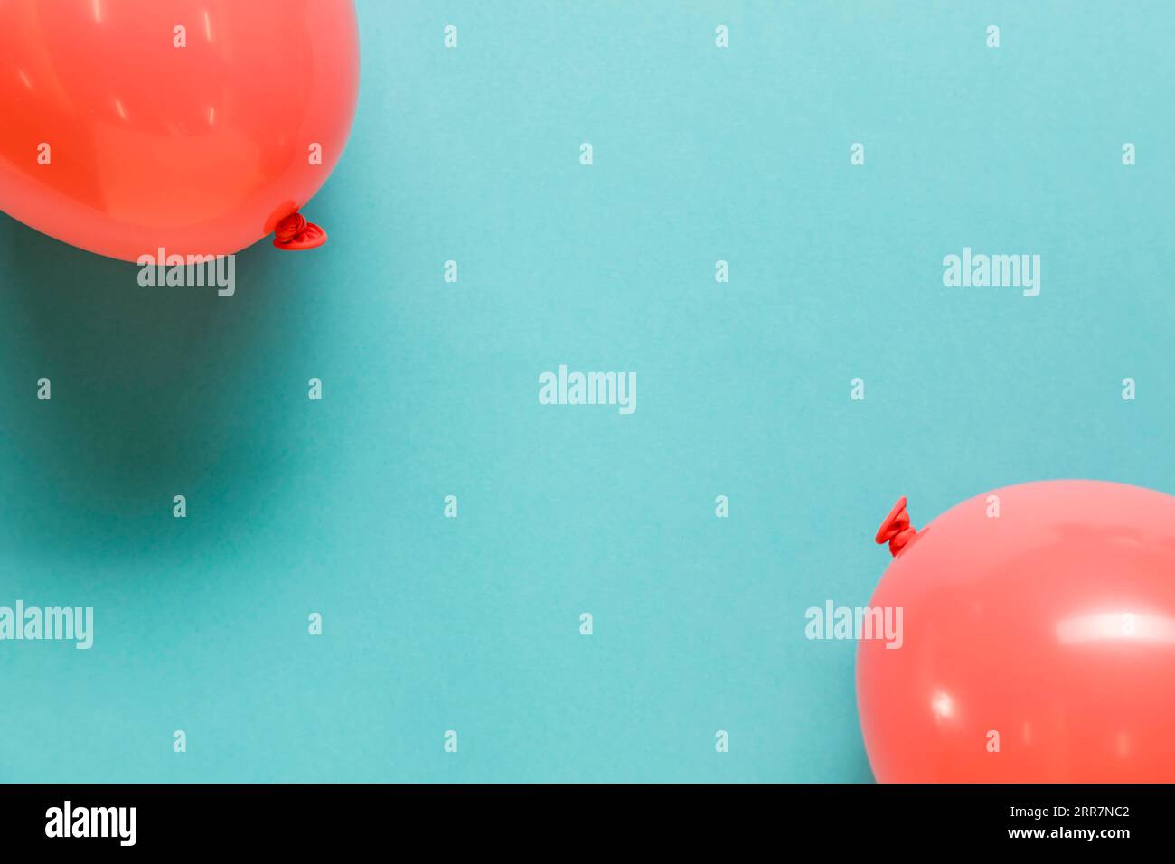 Red inflated toy balloons Stock Photo - Alamy
