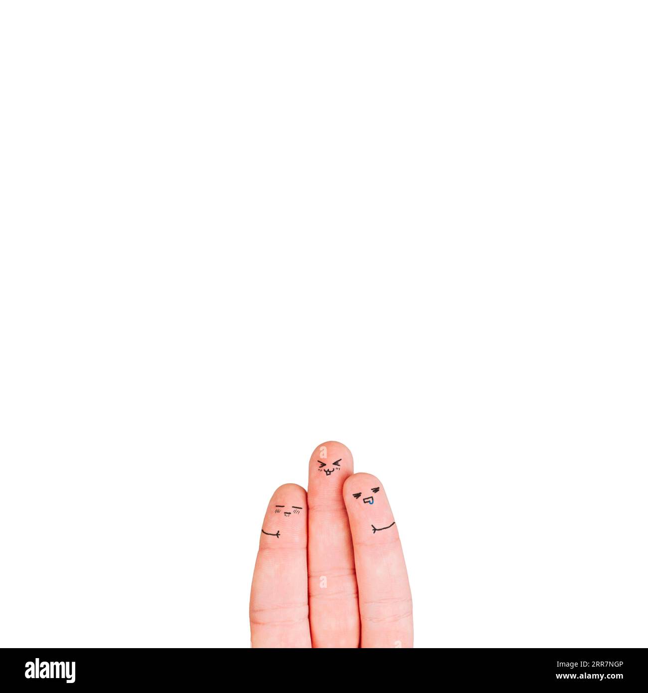 Raised faces hi-res stock photography and images - Alamy