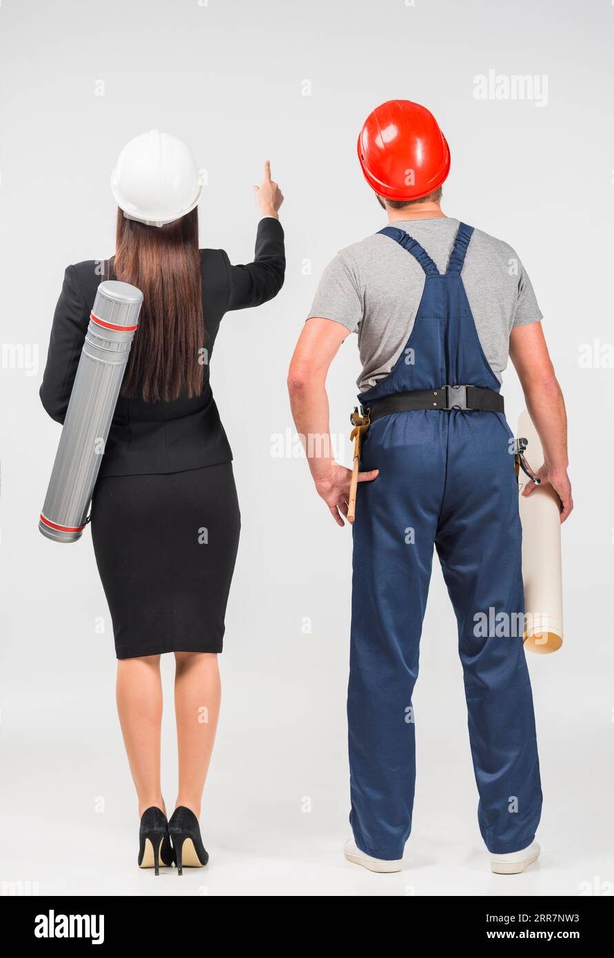 Construction discussion hi-res stock photography and images - Alamy