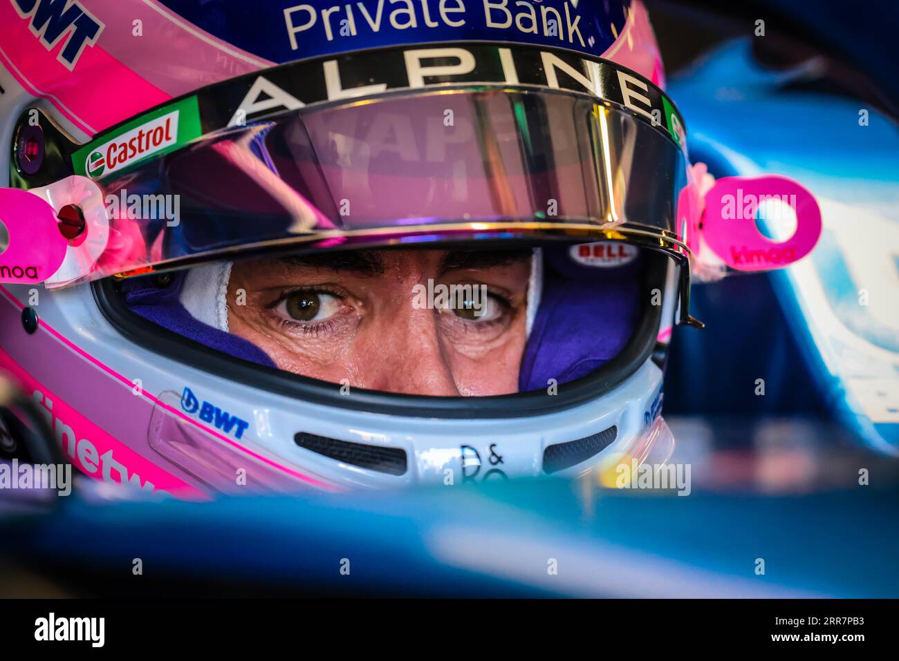MELBOURNE, AUSTRALIA, APRIL 10: Fernando Alonso of BWT Alpine F1 Team ...