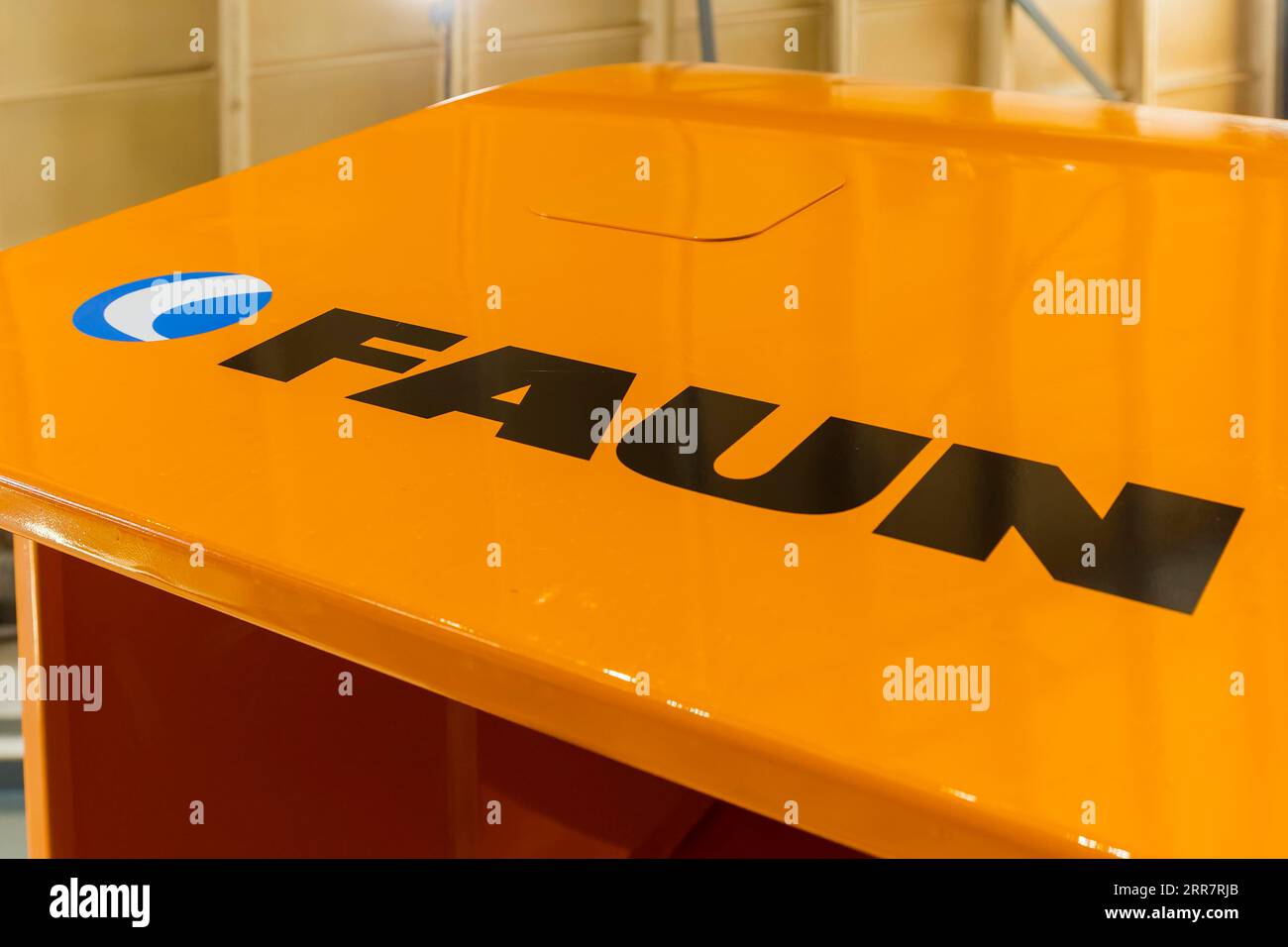 Sweeper manufacturer FAUN Viatec GmbH Stock Photo - Alamy
