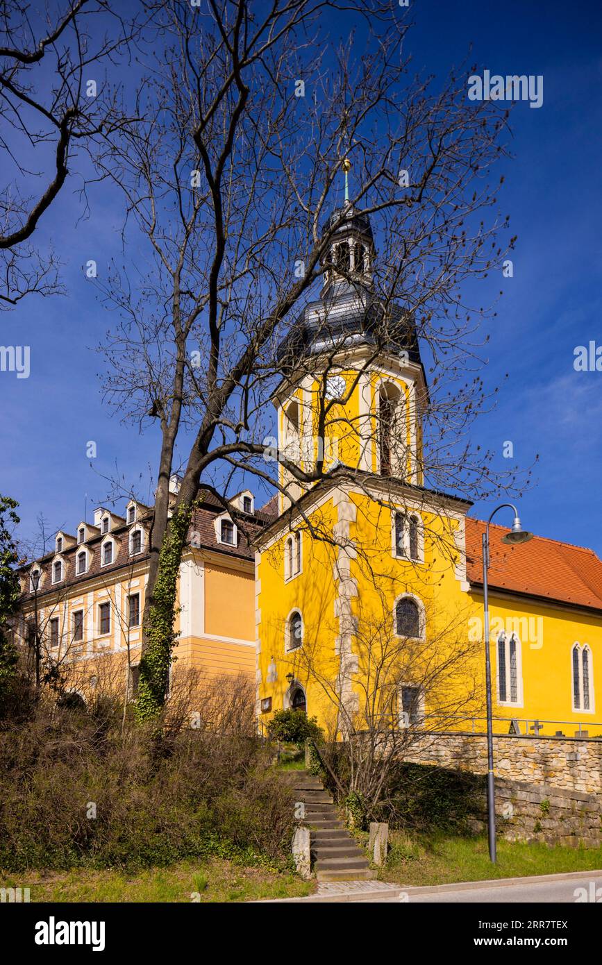 Country Castle Zuschendorf Stock Photo - Alamy