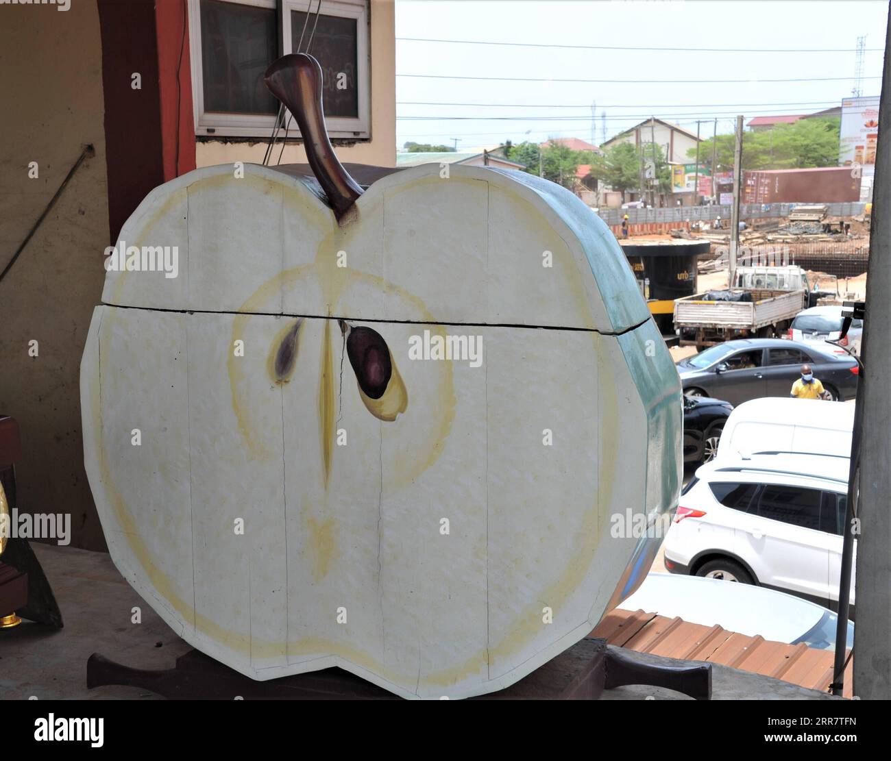 210404 -- ACCRA, April 4, 2021 -- Photo taken on March 23, 2021 shows a ...