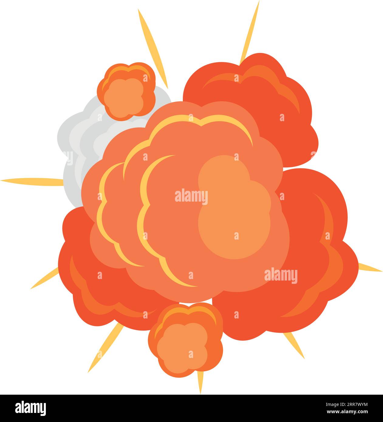 explosion effect illustration Stock Vector Image & Art - Alamy