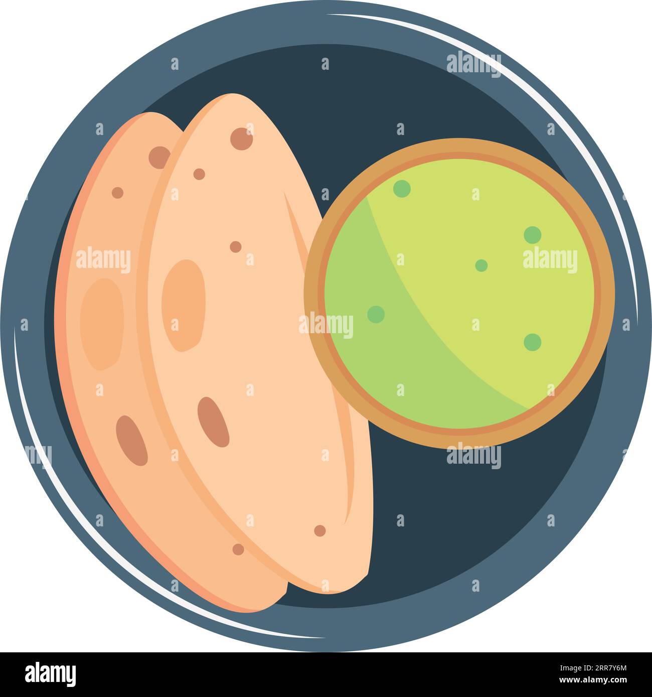 indian food bread illustration Stock Vector Image & Art - Alamy