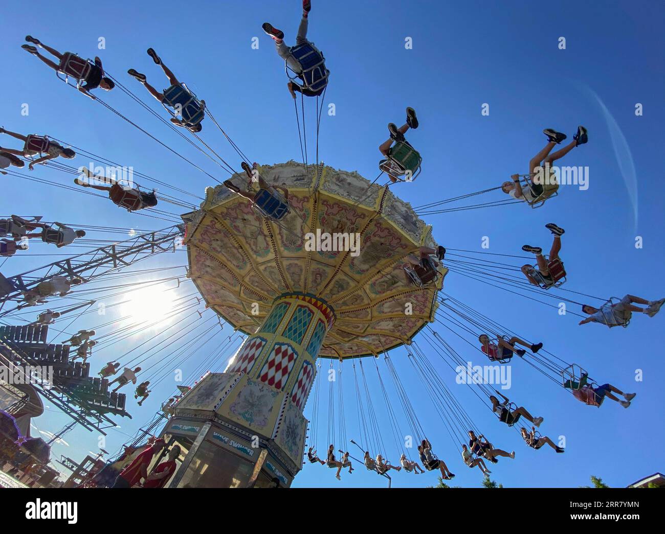 210409 -- SYDNEY, April 9, 2021 -- People visit Sydney Royal Easter ...