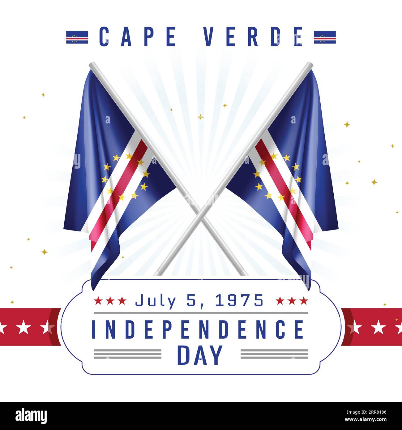 Independence Day of Algeria with Flag Stock Vector Image & Art - Alamy