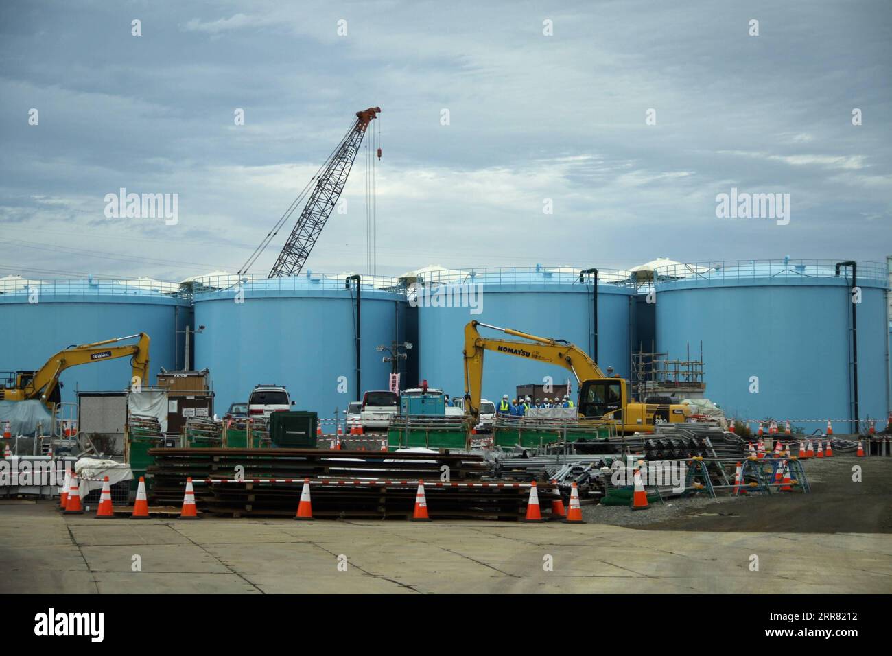 210413 -- FUKUSHIMA, April 13, 2021 -- File photo taken on Oct. 12 ...