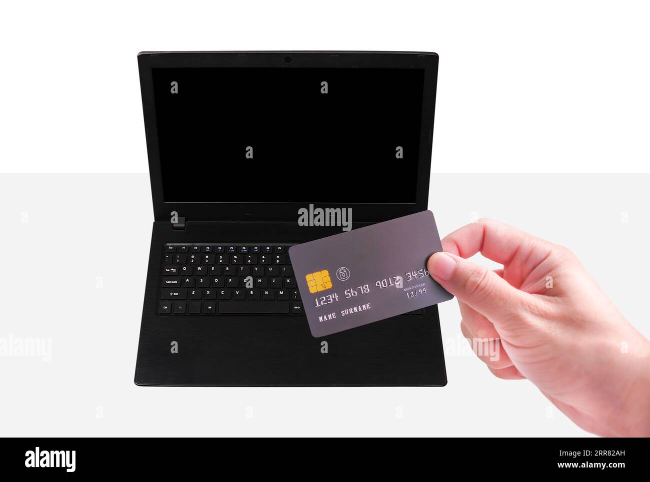 Credit card and financial privileges concept for shopping online and ...