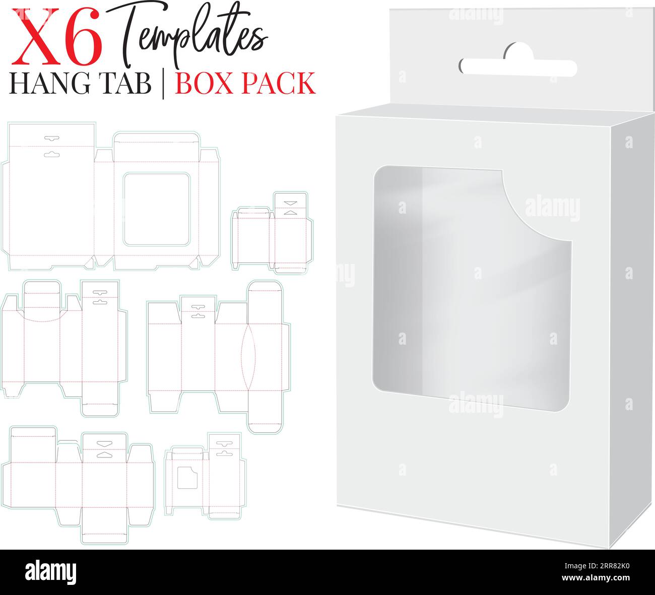 Cube Template With Tabs