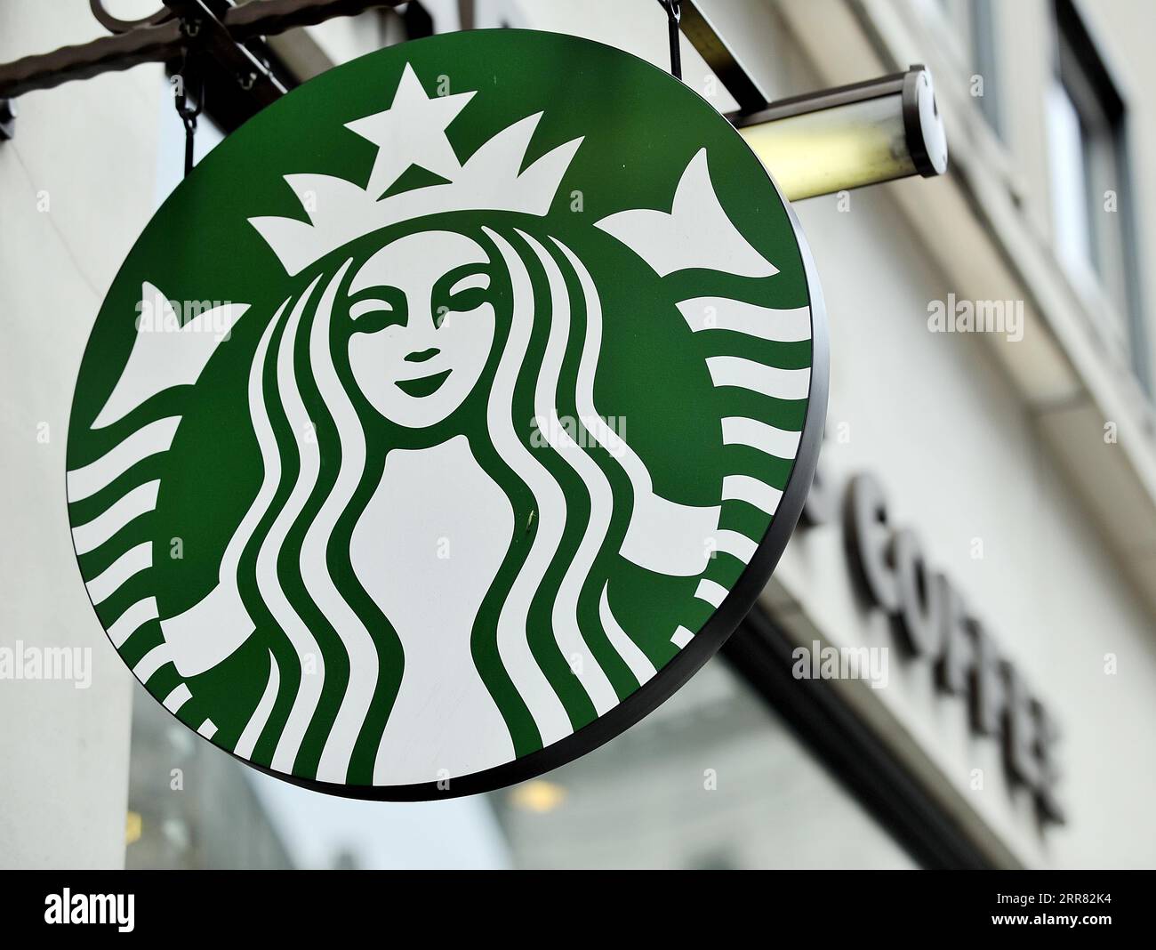 File photo dated 13/08/13 of a Starbucks sign. Coffee giant Starbucks ...