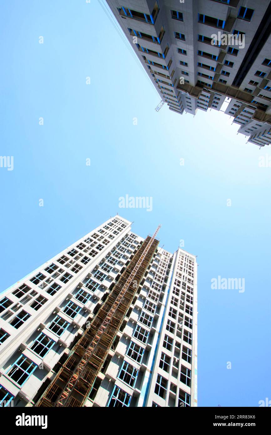 Construction site features unfinished concrete hi-res stock photography ...