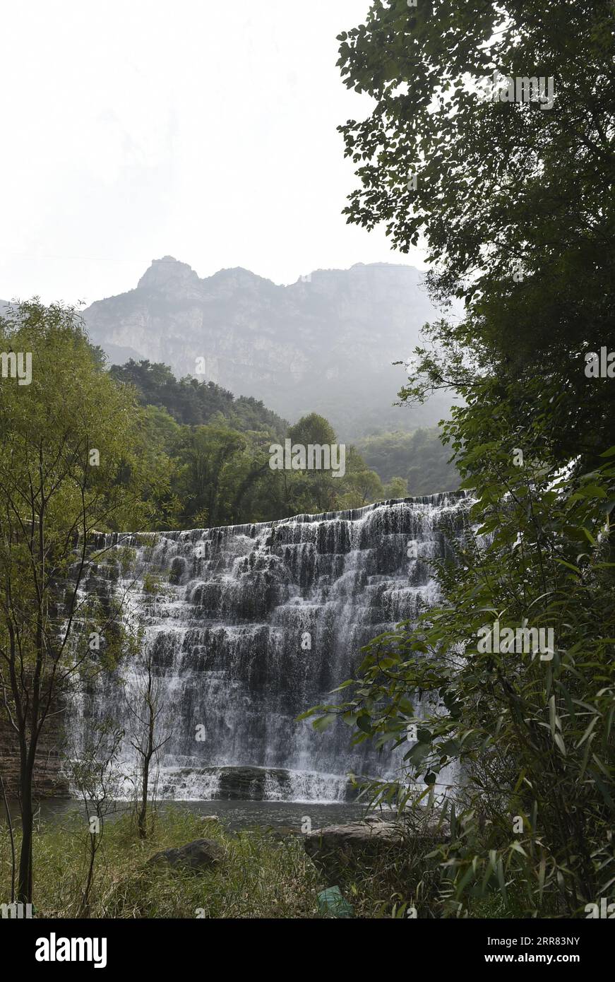 Linzhou. 6th Sep, 2023. This photo taken on Sept. 6, 2023 shows the ...