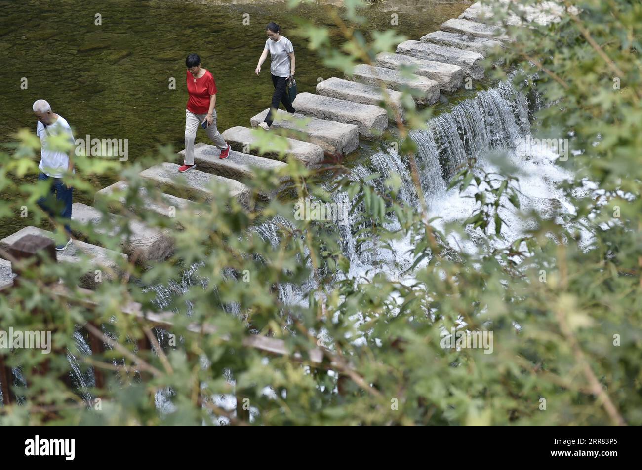 Linzhou, China's Henan Province. 6th Sep, 2023. Tourists visit the ...