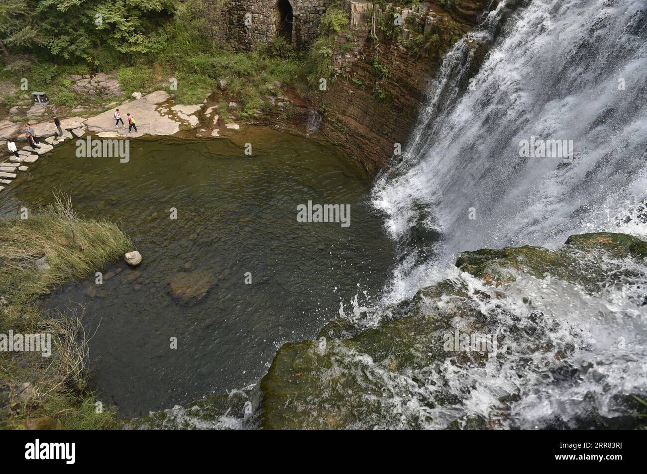Linzhou, China's Henan Province. 6th Sep, 2023. Tourists visit a ...