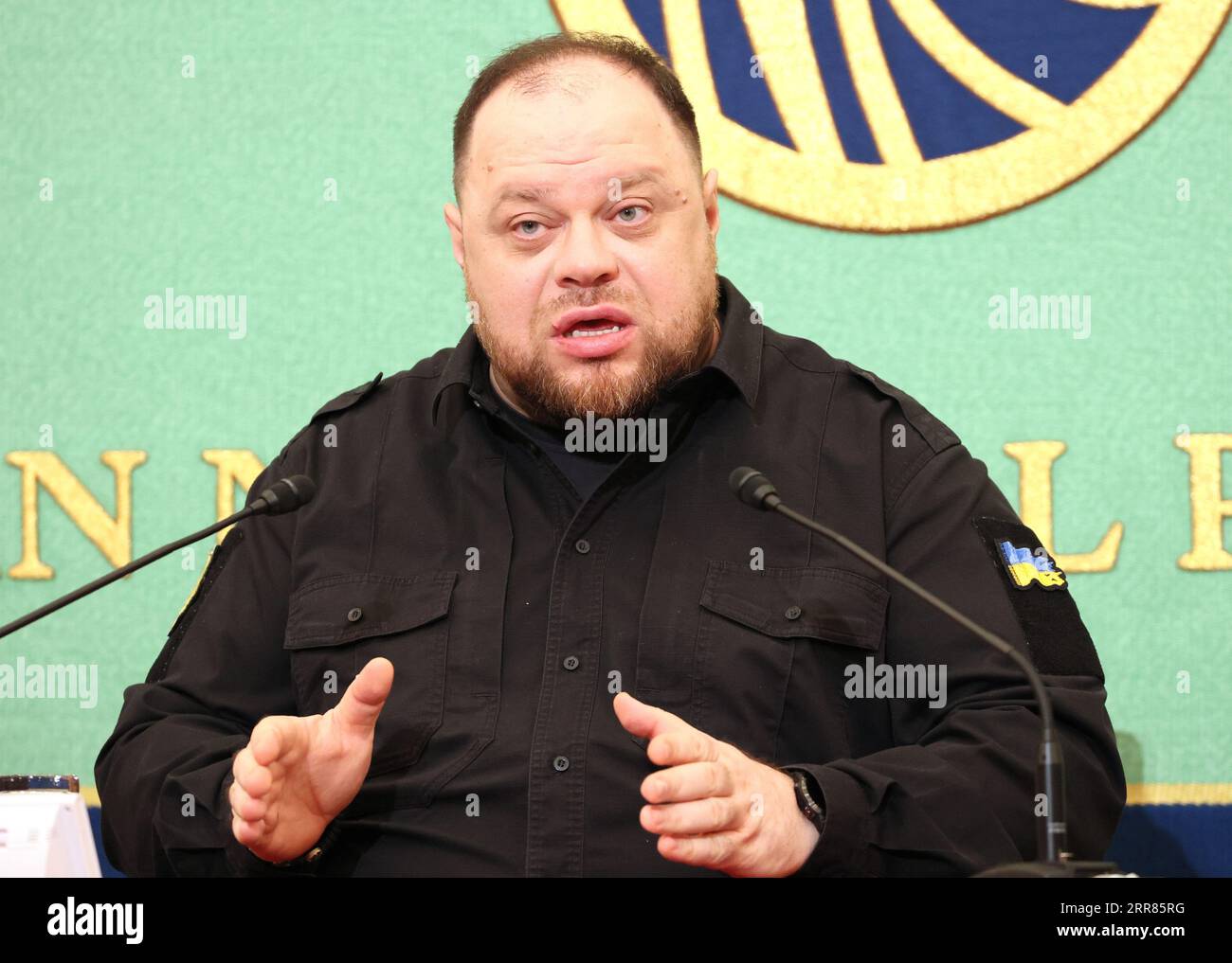Tokyo, Japan. 7th Sep, 2023. Ukrainian parliament leader Ruslan ...