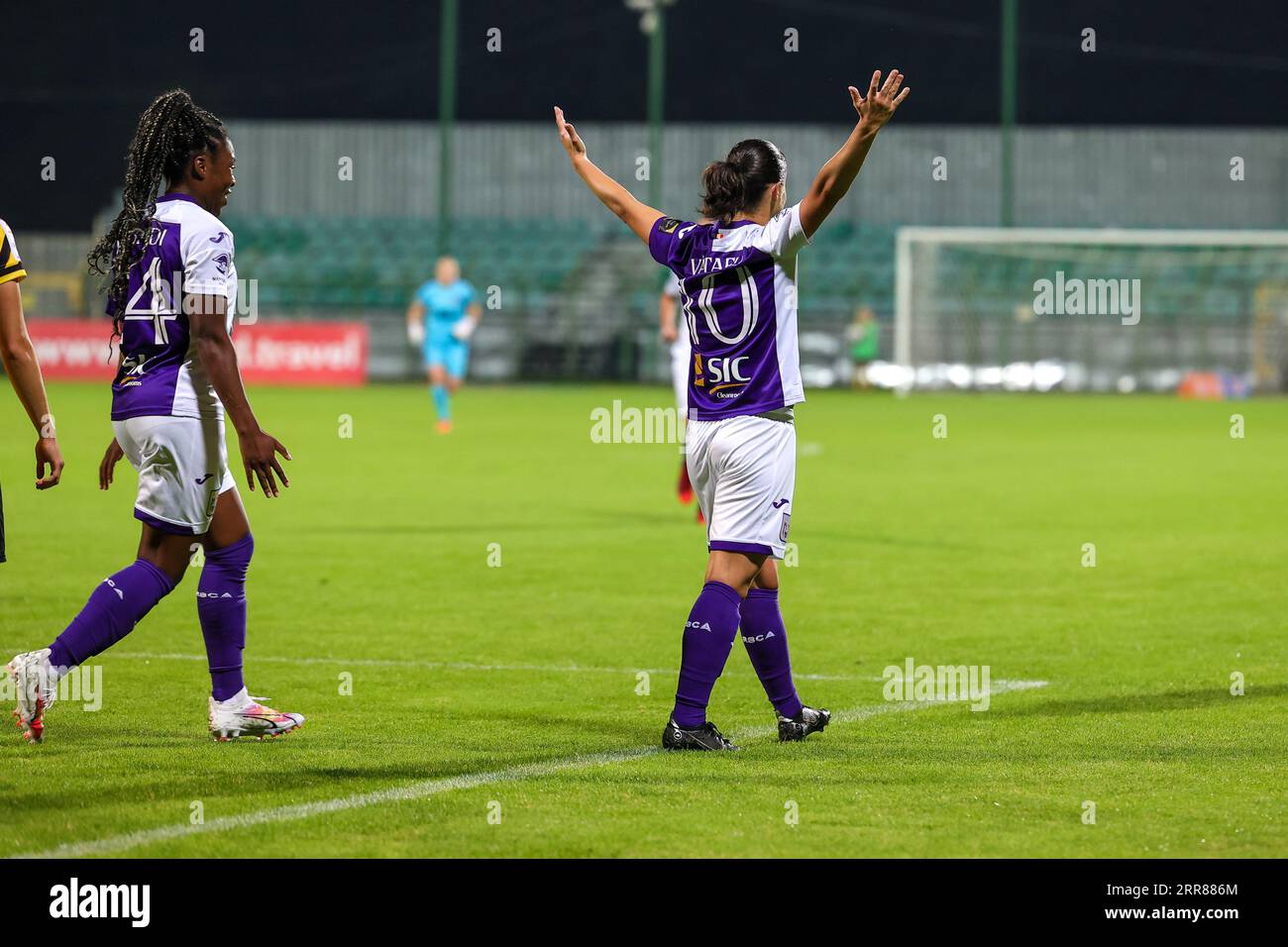 Katowice, Poland. 06th Sep, 2023. Stefania Vatafu (10) of Anderlecht ...