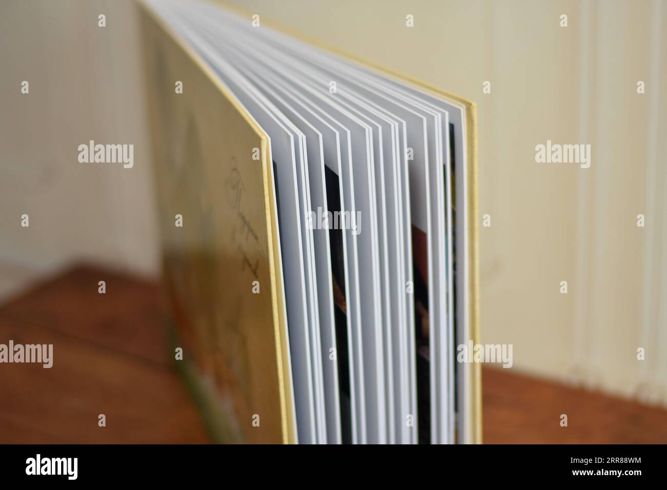 One photo album with photos. Beautiful photo book Stock Photo - Alamy