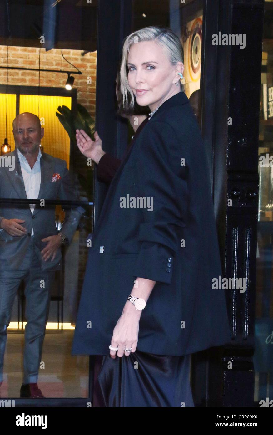 New York, NY, USA. 6th Sep, 2023. Charlize Theron at the Breitling ...