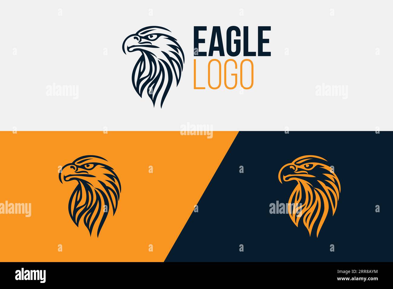 Eagle head vector logo Stock Vector Image & Art - Alamy