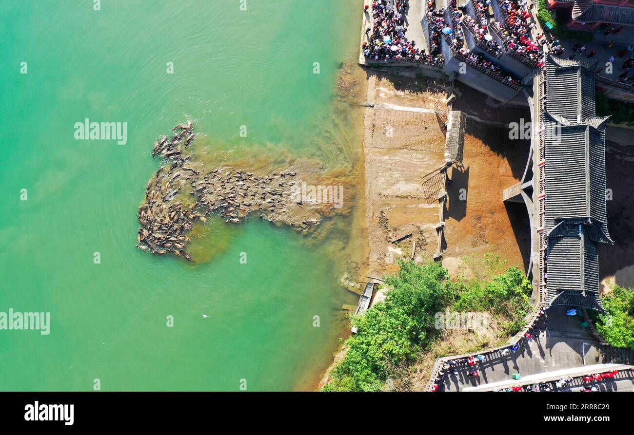 210430 -- NANCHONG, April 30, 2021 -- Aerial photo taken on April 30 ...